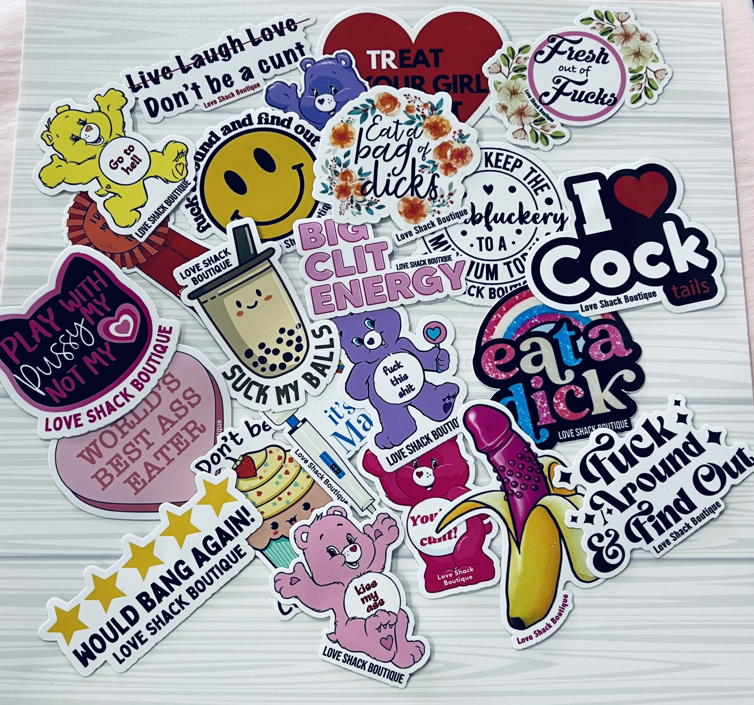 Love Shack Boutique Vinyl Stickers | Love Shack Boutique